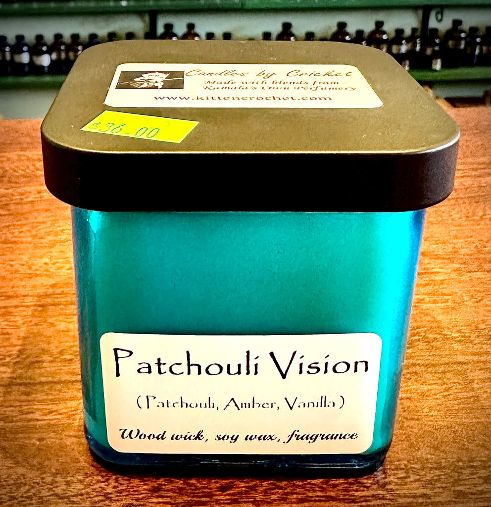 Patchouli Vision candle – Kamala's Own Perfumery